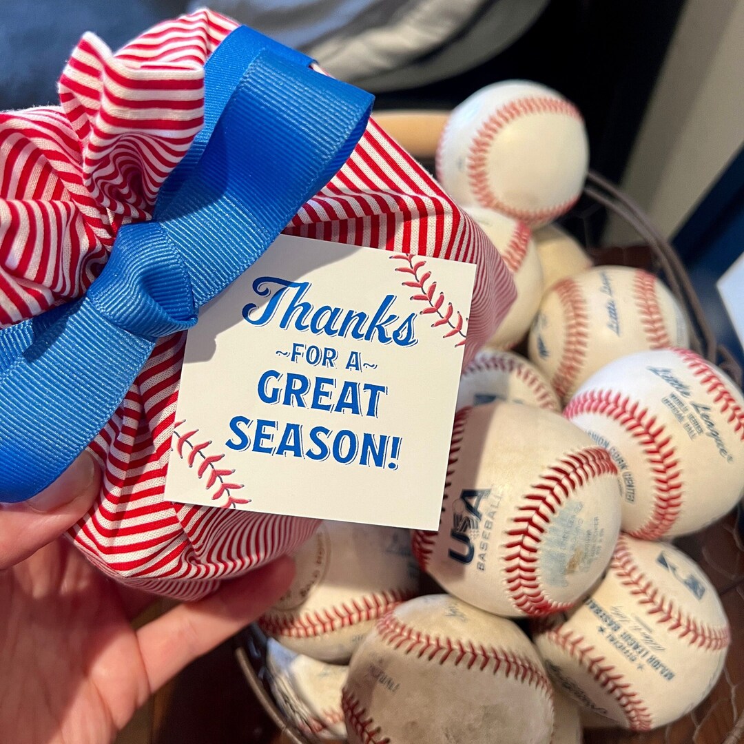 Personalized Baseball Gift Tag | Team, Coach (printable) - Etsy