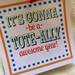 Its Gonna Be A Tote-ally Awesome Year Tote Bag Gift Tags - Etsy