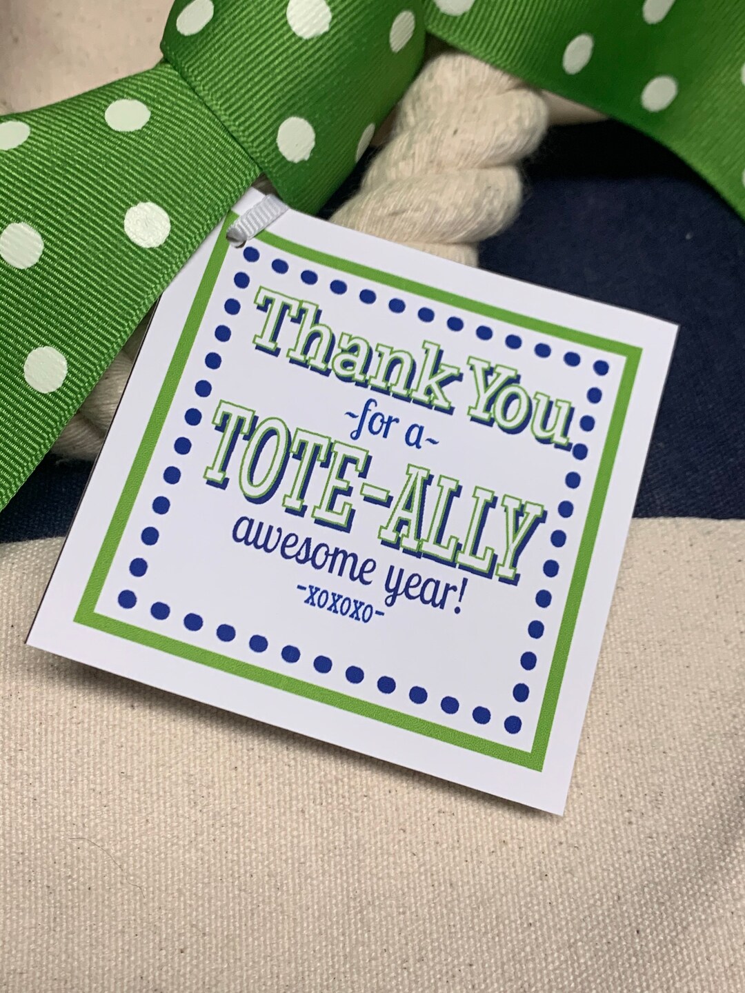 Tote-ally Awesome Year! Tote Bag Gift Tags Tote-ally Awesome Gift Tag ...