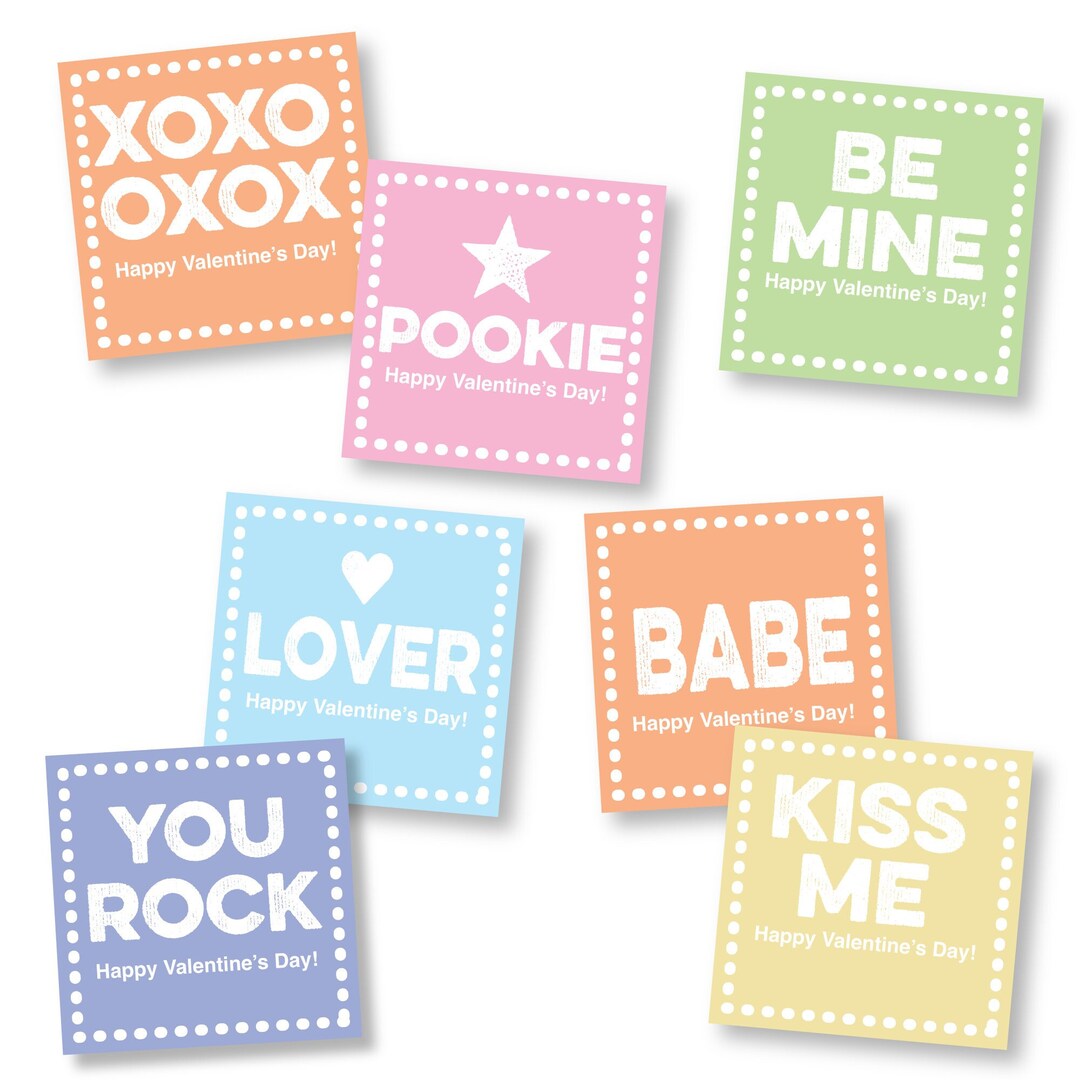 Valentines Gift Tag Valentines for Teacher Friend Classmate Sweetheart ...