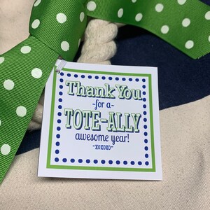 Tote-ally Awesome Year! Tote Bag Gift Tags Tote-ally Awesome Gift Tag ...