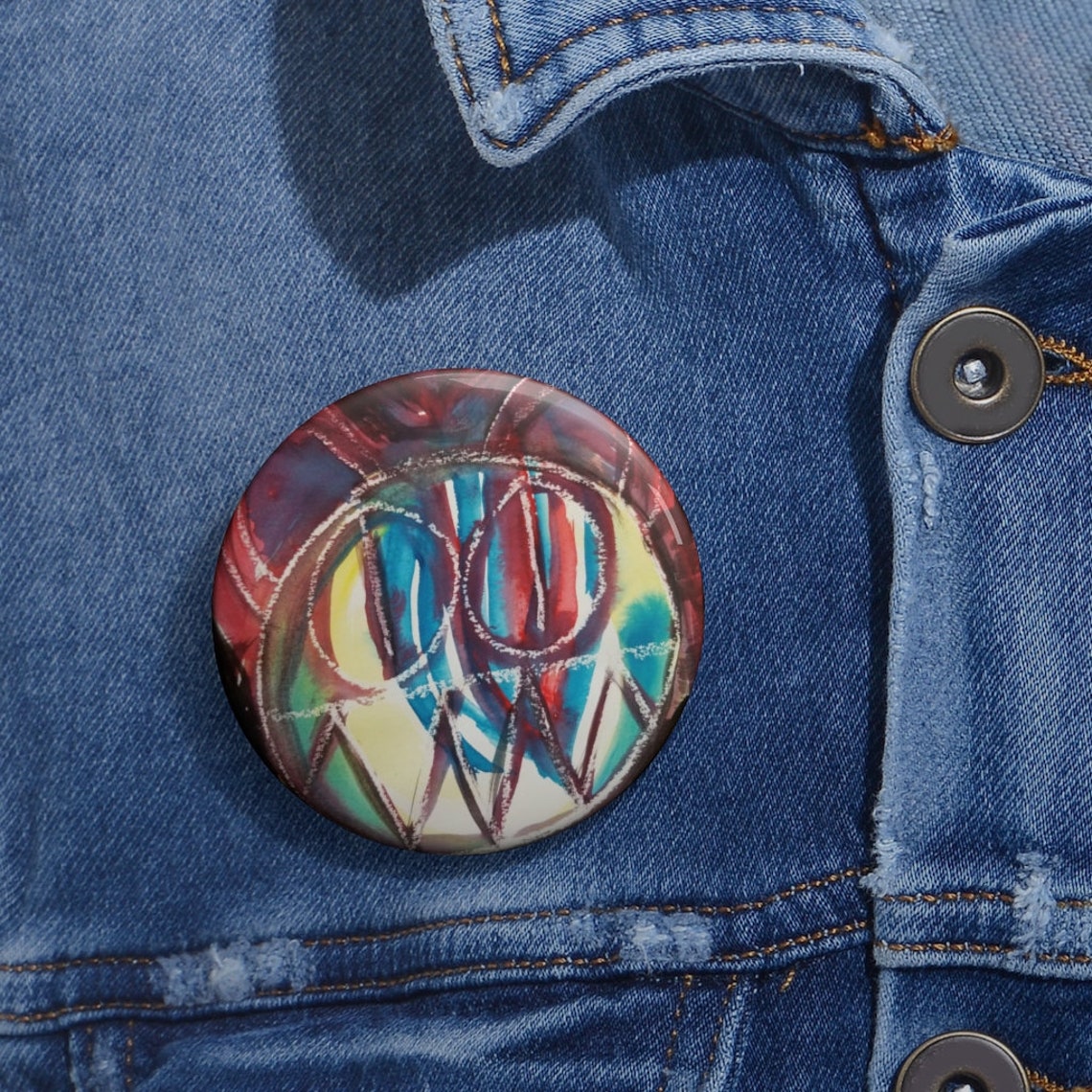 Radiohead Bear Button - Etsy