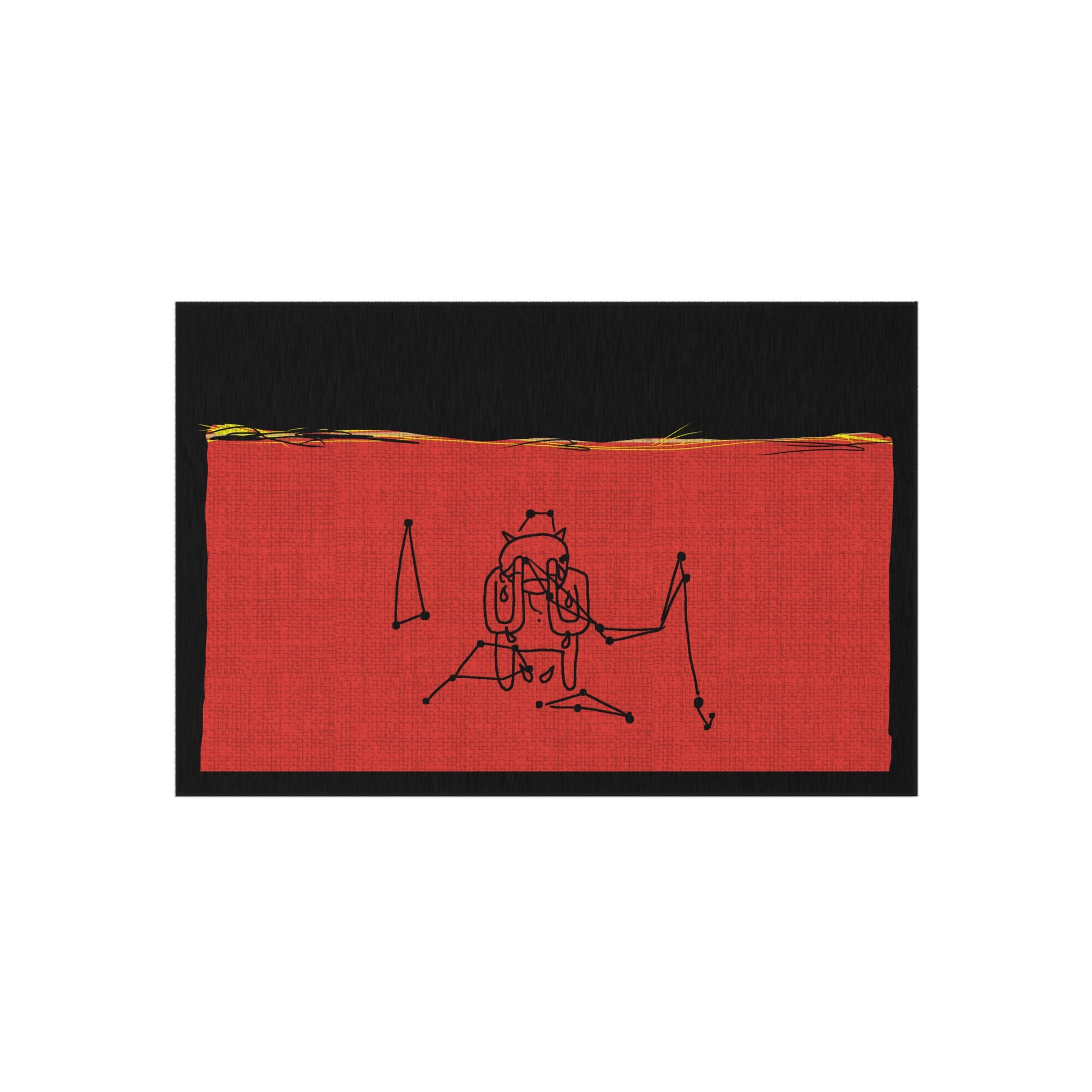 Radiohead Rug, Amnesiac Album Cover - Etsy