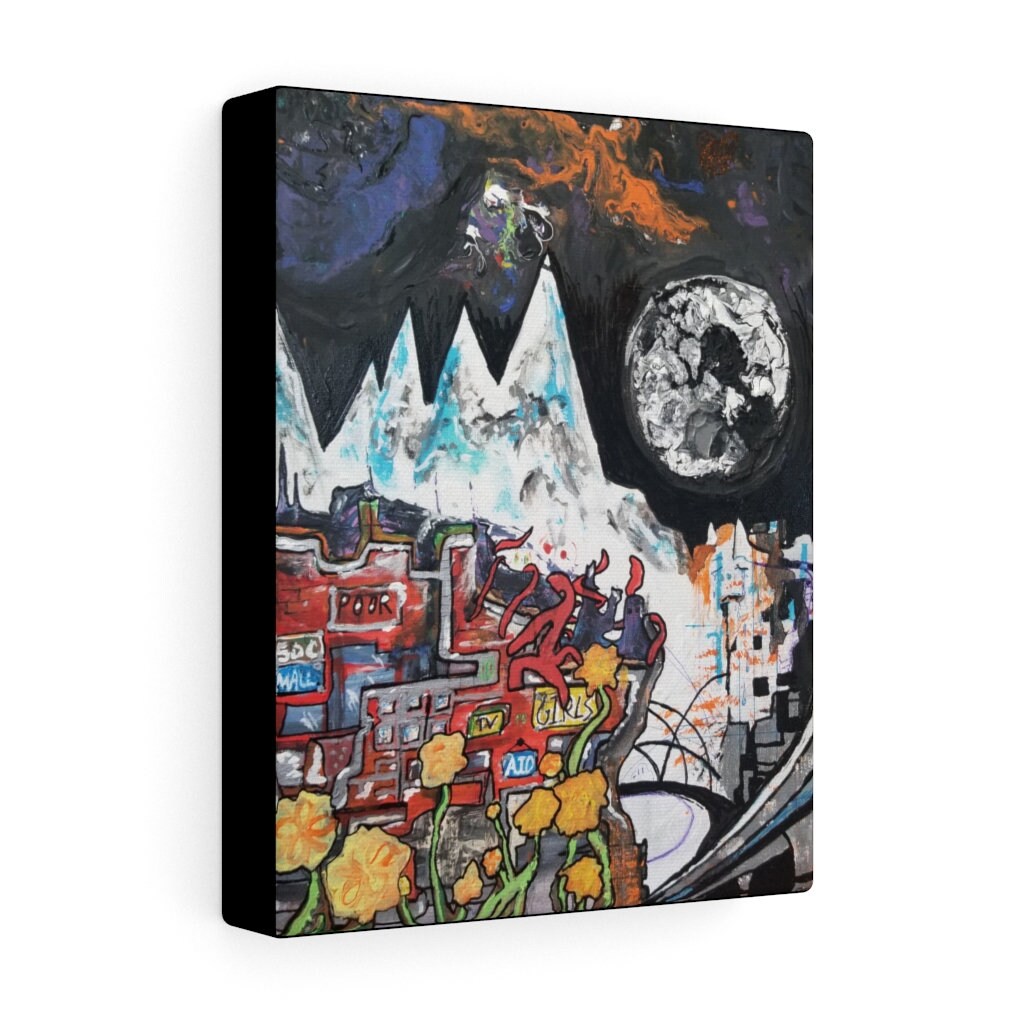 Radiohead Album Cover Collage Print on Stretched Canvas | Etsy UK