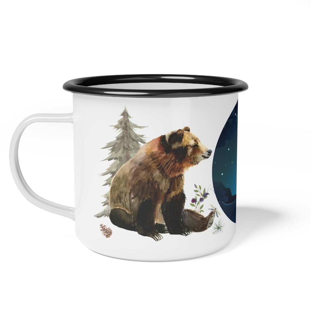 BEAR CAMP MUG, Ursa Major Enamel Camp Cup Nature Outdoor Stargazing - Etsy