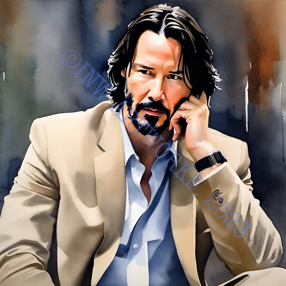 Keanu Reeves Wall Art, Set of 3, Instant Download - Etsy