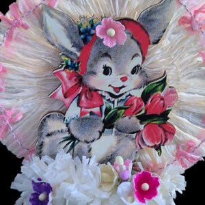 Victorian Style Easter Ornament: Blossoming Bunny Keepsake - Etsy