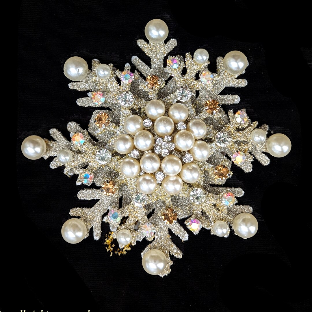 Victorian Christmas Ornament. Snowflake Ornament. Vintage - Etsy