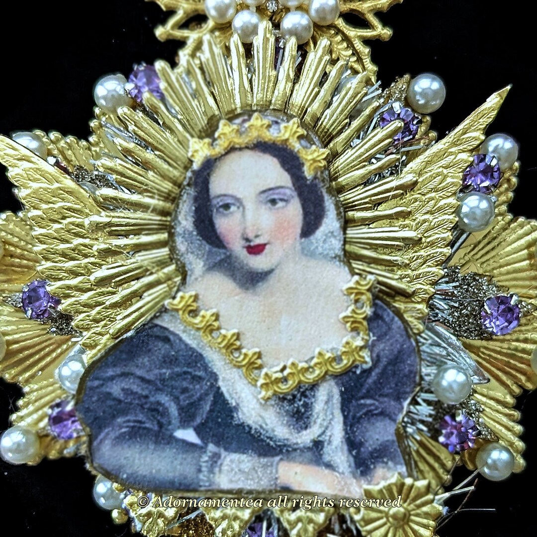 Victorian Christmas Ornaments. Victorian Angel Ornament. Vintage Style ...