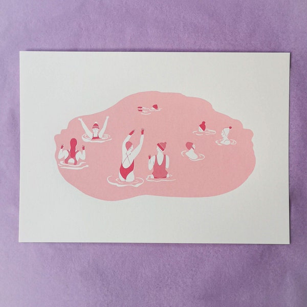 Wild Swim Dipping - Etsy