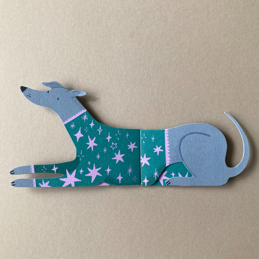 Maurice Long Doggo Extendable Hound Shaped Card birthday - Etsy