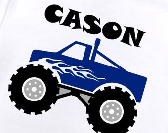 Monster truck decal | Etsy