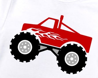 Monster truck decal | Etsy