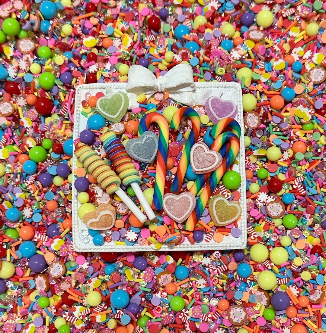 Glam Candy Trio, Bright Rainbow Candy Land Set, Candy Shop Sprinkles ...