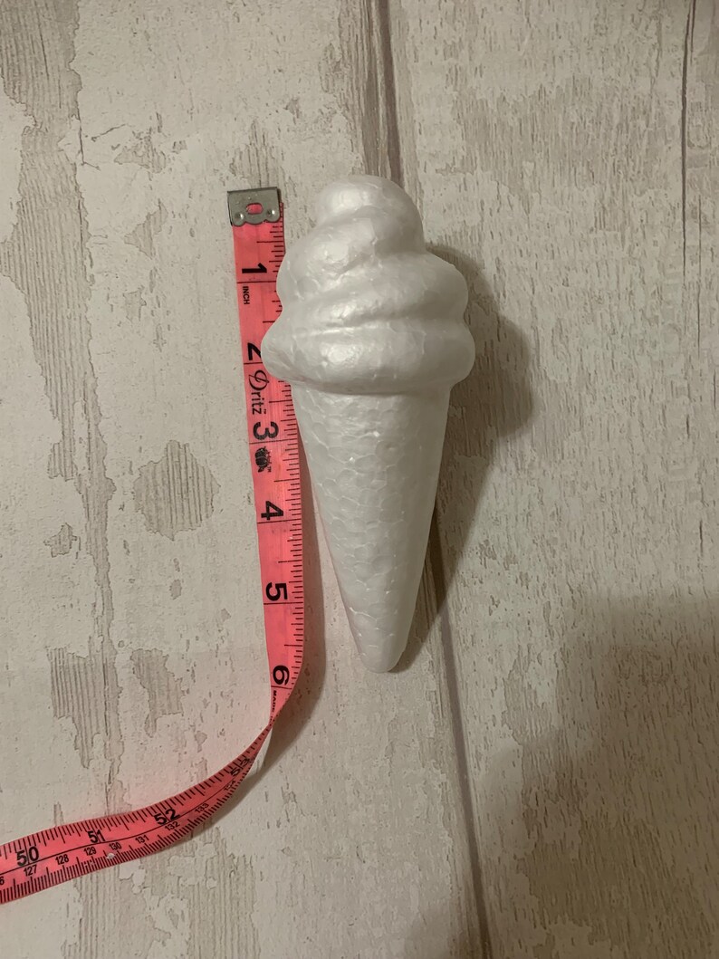 Styrofoam Ice Cream Cones Set of 3 - Etsy