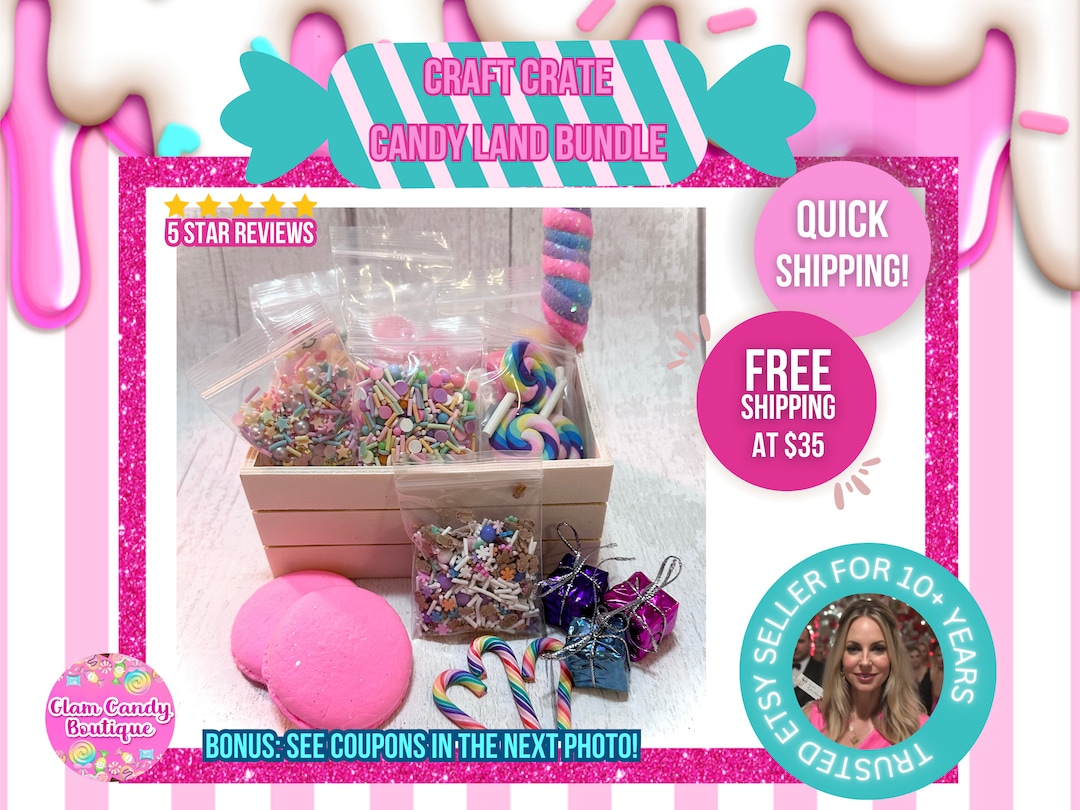 Candyland Craft Bundle, Candy Land Crate, Candyland Craft Kit - Etsy