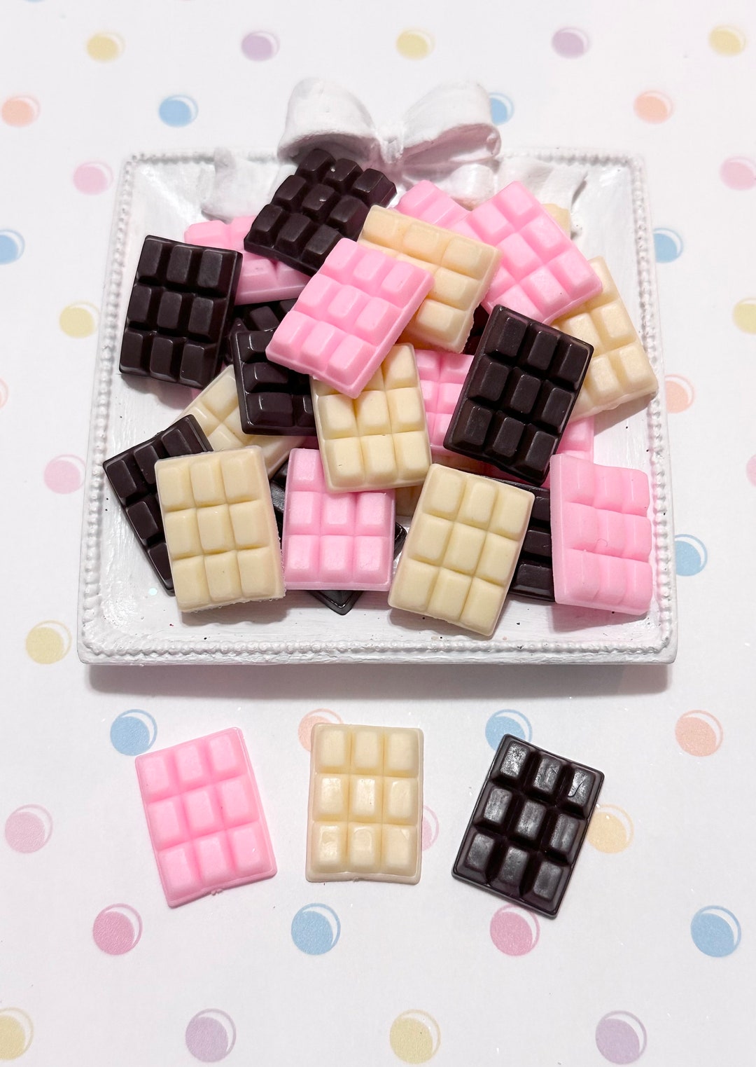 Fake Chocolate Bars, Chocolate Bar Cabochons, Candy Bar Cabochons, Set ...