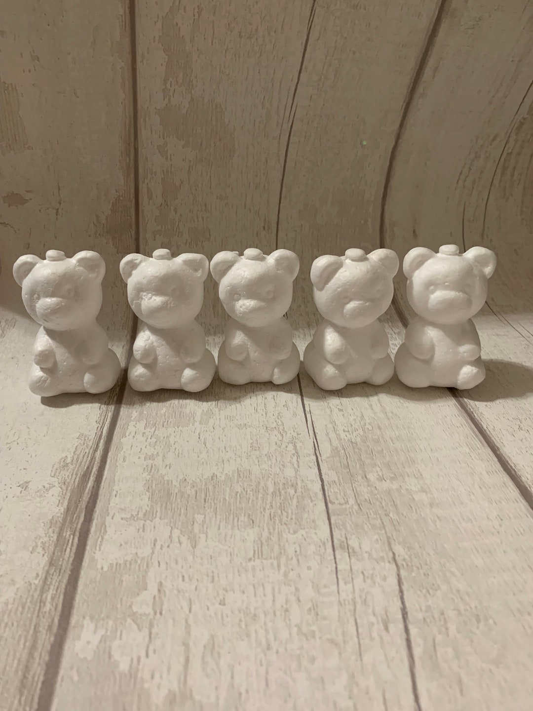 Mini Styrofoam Bear, Set of 5, Fake Candy Bear - Etsy