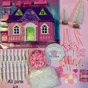 Rainbow Candyland Gingerbread House Kit 35 Pieces - Etsy
