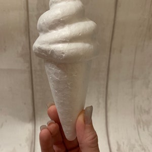 Styrofoam Ice Cream Cones, Set of 3 - Etsy