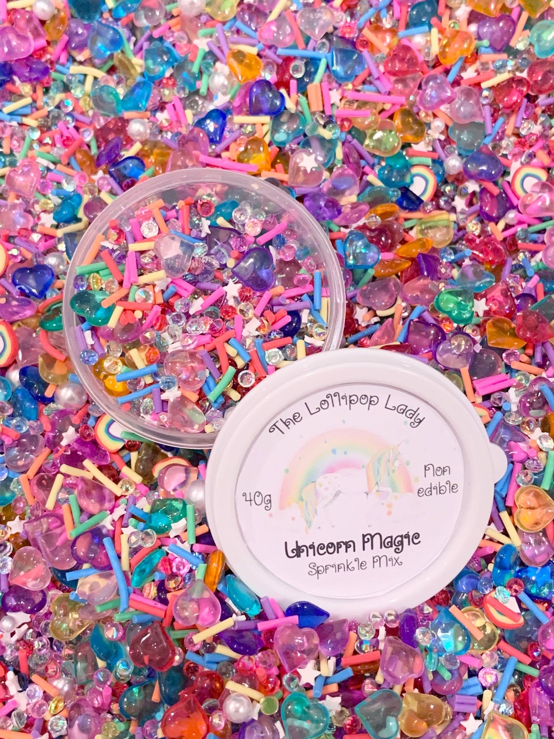 Unicorn Magic Sprinkles , Rainbow Unicorn Sprinkles, Fake Rainbow ...