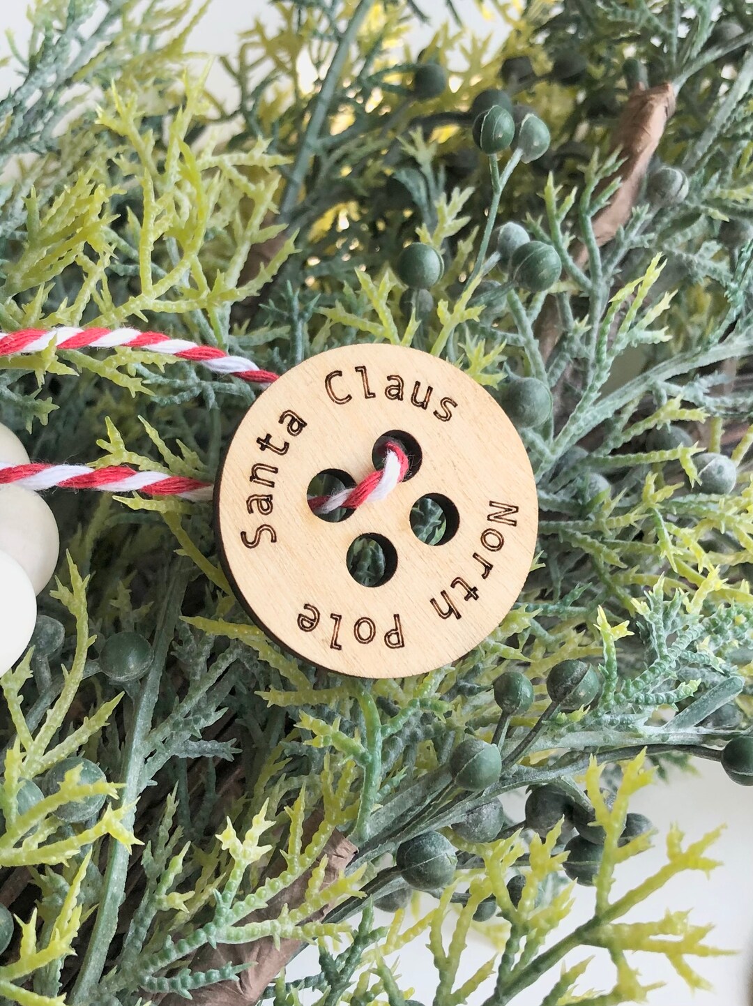 Santa Claus Button SVG Laser Cut File, Glowforge, Christmas Tradition ...