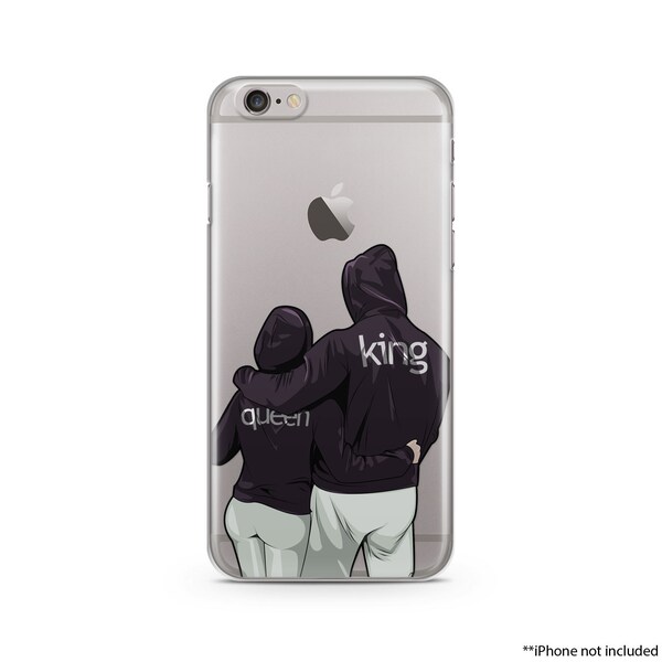 King Queen Phone Case - Etsy