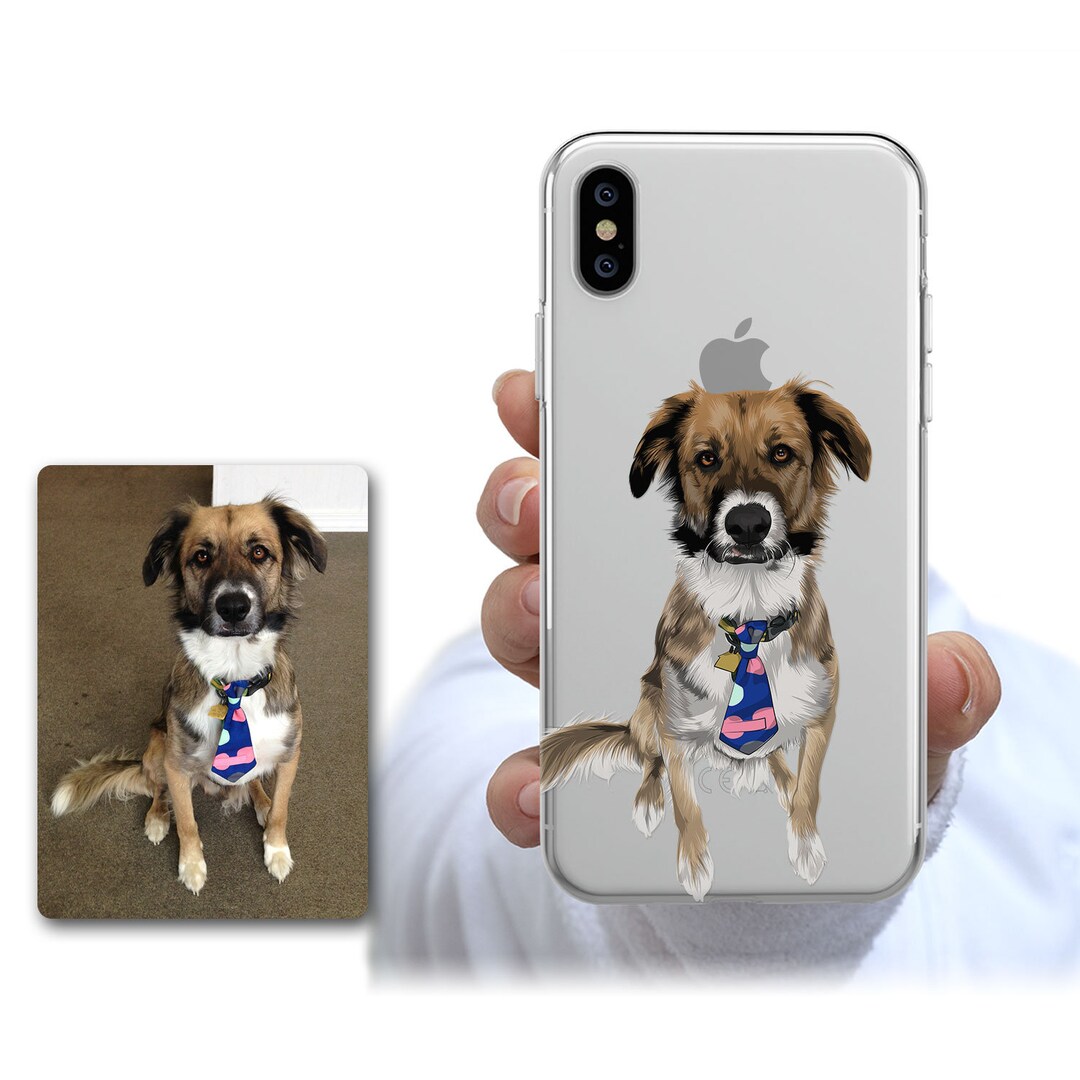 Personalized Dog Art iPhone Case - Etsy