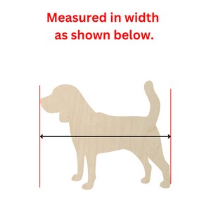 Unfinished Wooden Beagle Dog Shape | Beagle Cutout | Craft Supplies ...