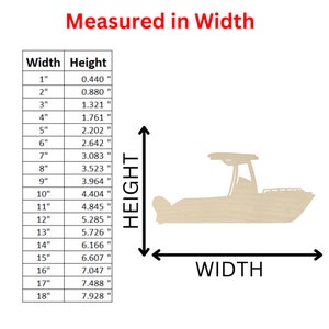Unfinished Wooden Fishing Boat Shape | Wood Cutout Shape | Laser Cut ...