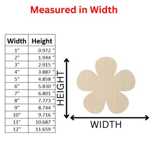 Unfinished Wooden Flower Shape | Unfinished Wooden Flower Spring Cutout ...