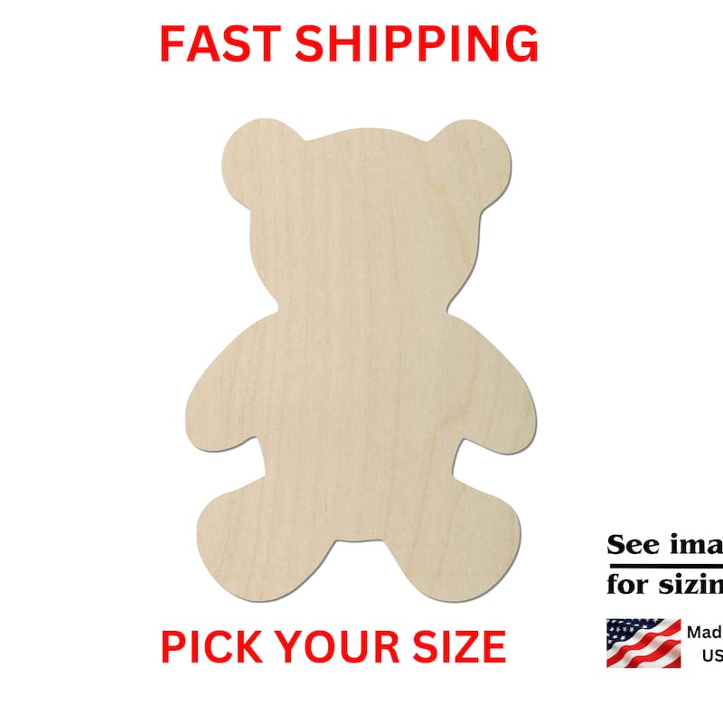 Teddy Bear Cutouts - Etsy