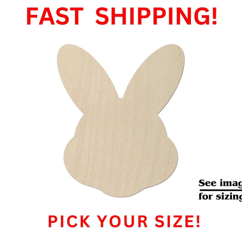 Easter Bunny Head - Etsy