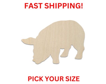 Pig, Wood, Cut Out, Shape - Etsy