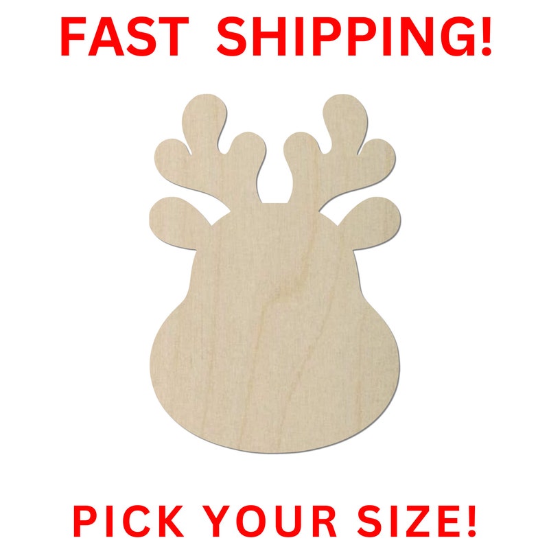 Reindeer Cutouts - Etsy