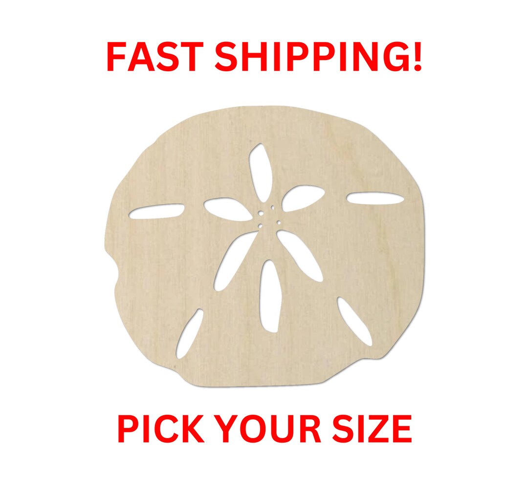 Unfinished Wooden Sand Dollar Shape 01 | Wood Shapes | Crafting ...