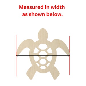 Unfinished Wooden Sea Turtle Shape | Sea Turtle Cut Out | Crafting ...