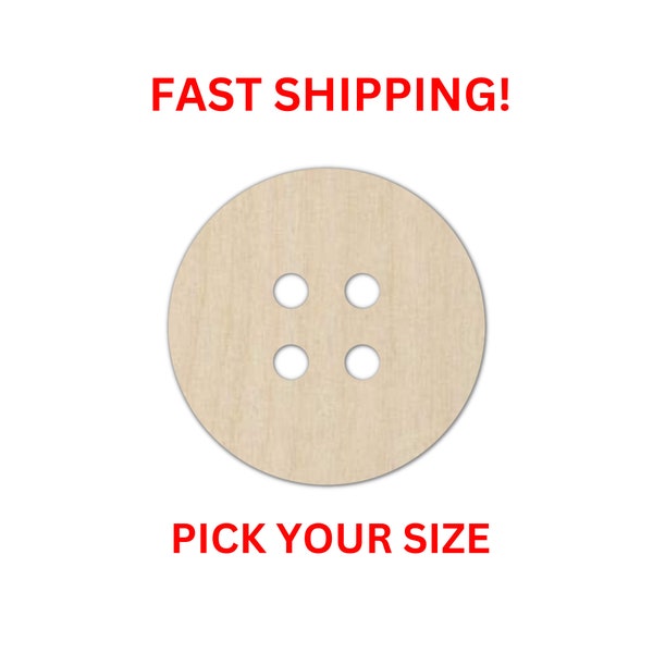 Laser Cut Button - Etsy