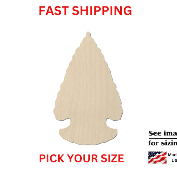 Wooden Arrowhead - Etsy