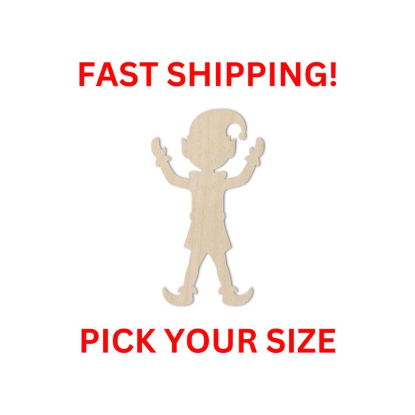Elf Cutout - Etsy