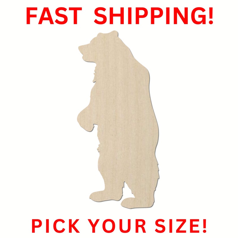 Bear Cutout - Etsy