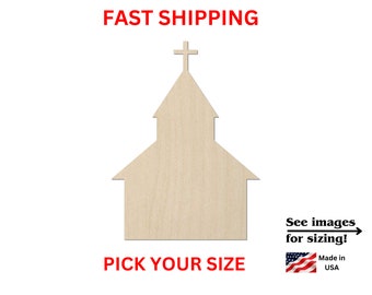Church Cutouts, Shelf Sitter, DIY - Etsy