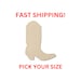 Unfinished Wooden Cowboy Boot Shape | Boot Blank Cutout | Craft ...