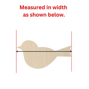 Unfinished Wooden Bird Shape 03 | Bird DIY Cutout | Craft Supplies ...