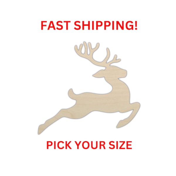 Wood Reindeer - Etsy