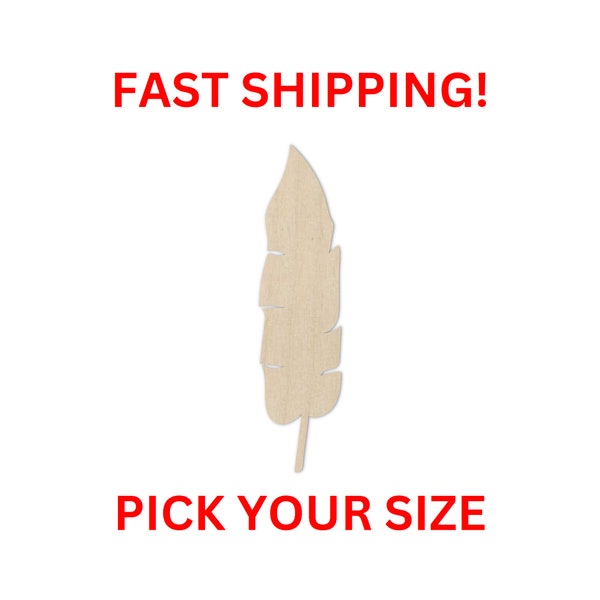 Wooden Feather - Etsy