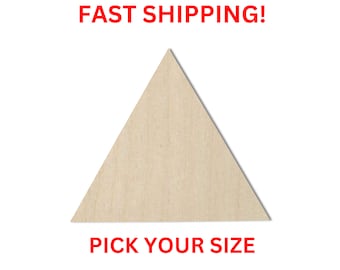 Wooden Craft Triangles - Etsy