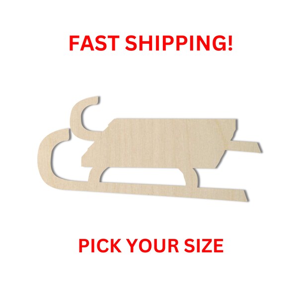 Wooden Snow Sled - Etsy