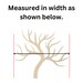Unfinished Wooden Fall Tree Shape | Fall Tree Wood Cutout Shape | Laser ...