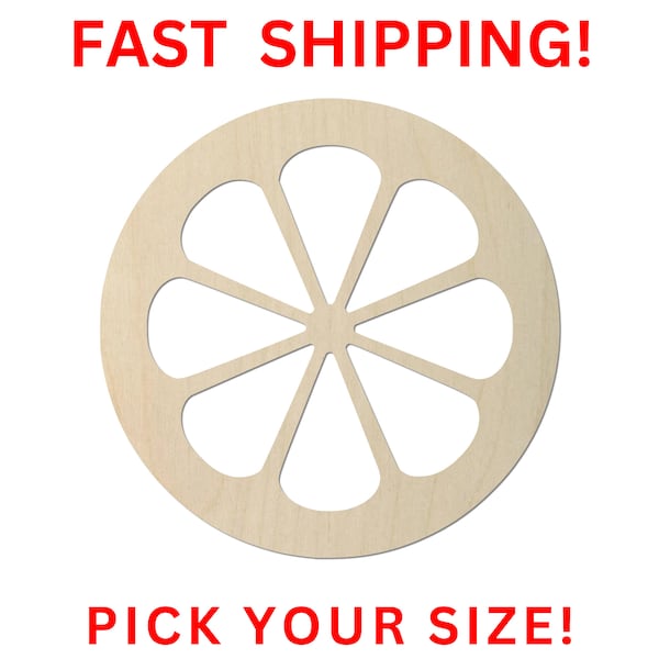 Lemon Wood Cutout - Etsy